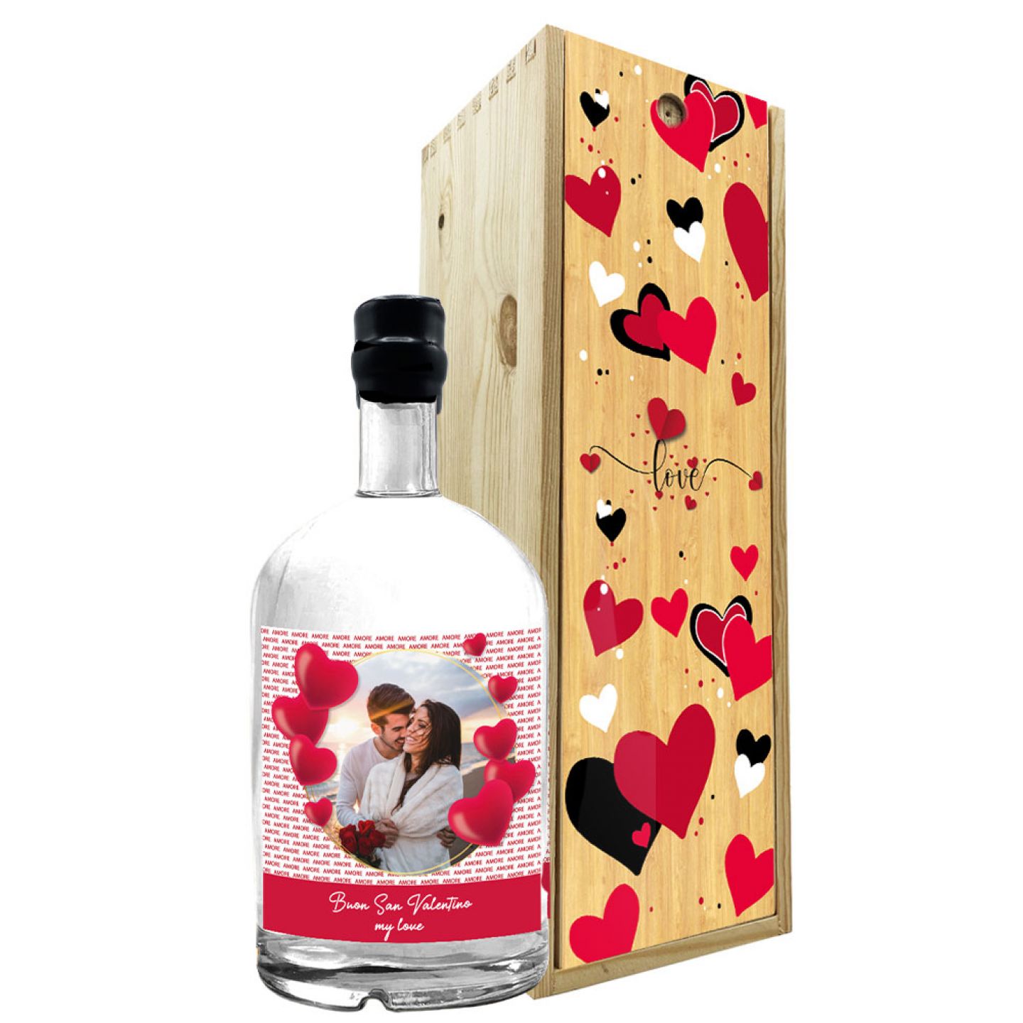 Gin personalizzato - Regalo originale per San Valentino | Bottle-Up